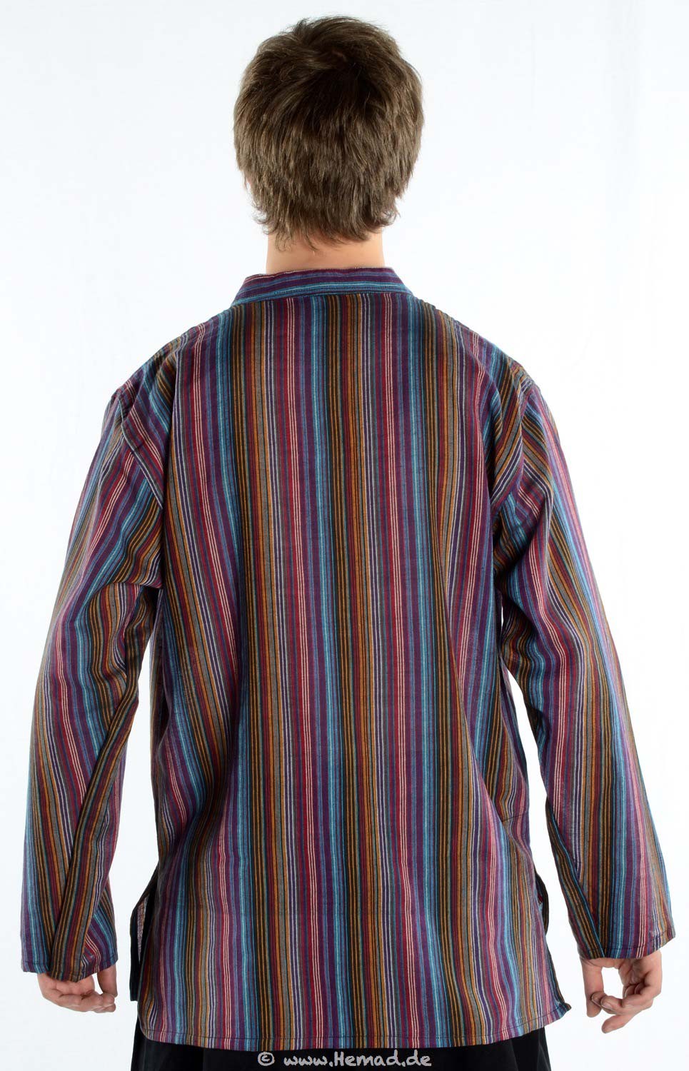 Fischerhemd multi gestreift